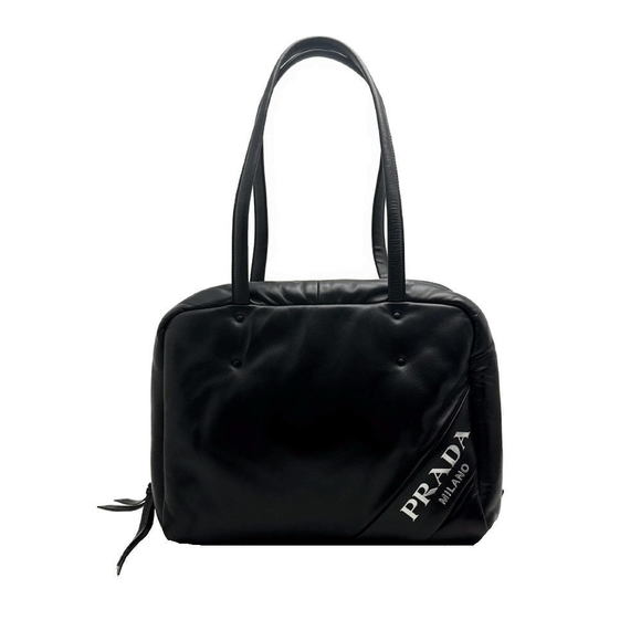 Prada | Bags | Prada Tote Bag Nappa Leather Black | Poshmark